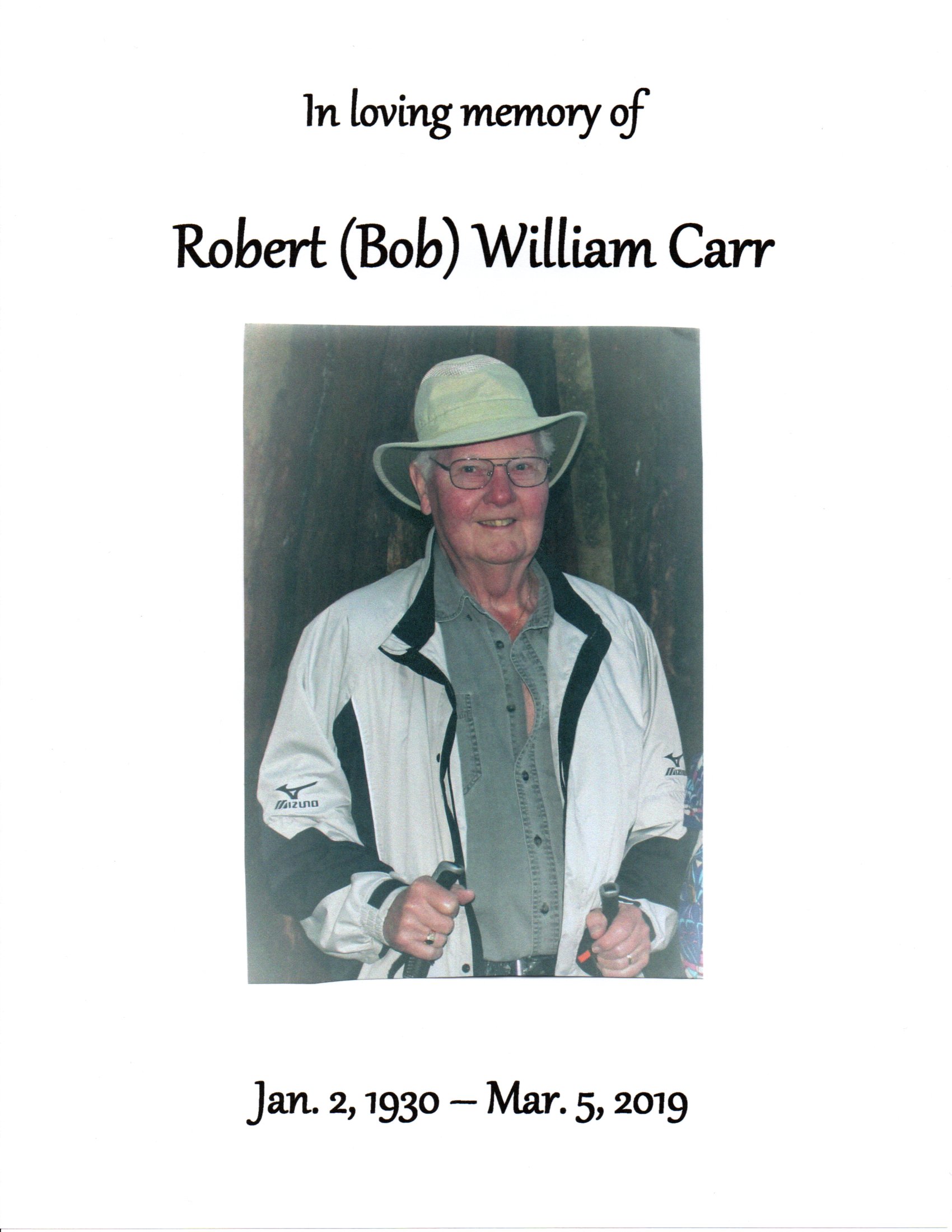 Robert William Carr – Carr Family